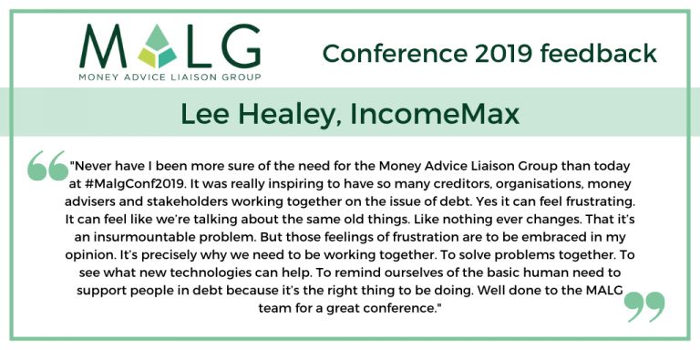 SAVE THE DATE: MALG Conference 2020 | Money Advice Liaison Group